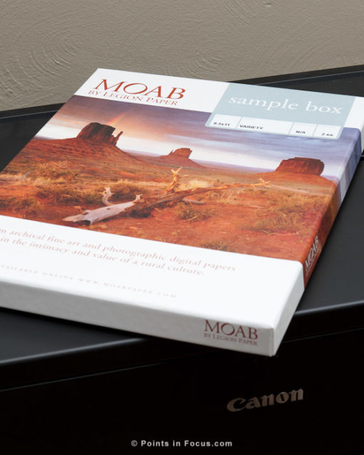 Further Down the Rabbit Hole: Moab Paper Sample Pack • Points in Focus ...